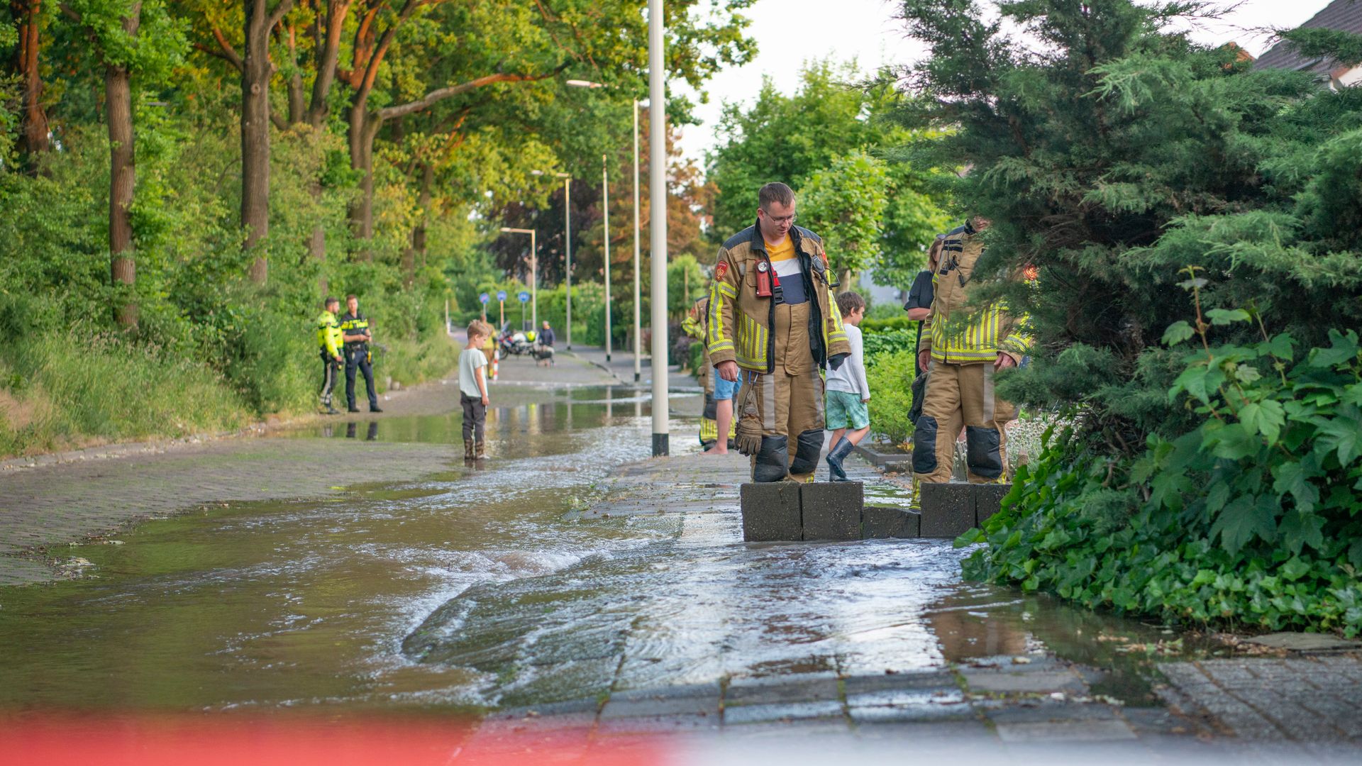 Waterleiding geklapt in Halsteren